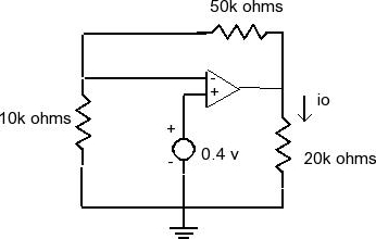 Solved Find io in the op amp circuit. | Chegg.com