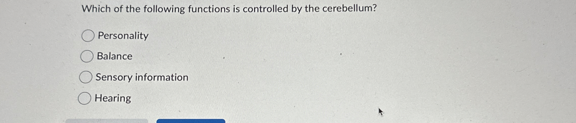Solved Which of the following functions is controlled by the | Chegg.com