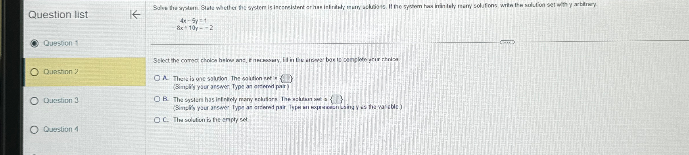 Solved Question listQuestion 1Question 2Question 3 | Chegg.com Solved Question listQuestion 1Question 2Question 3 | Chegg.com