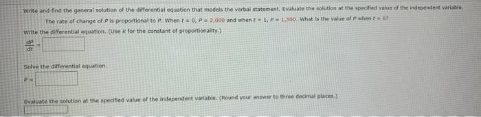 Solved Write and find the general solution of the | Chegg.com