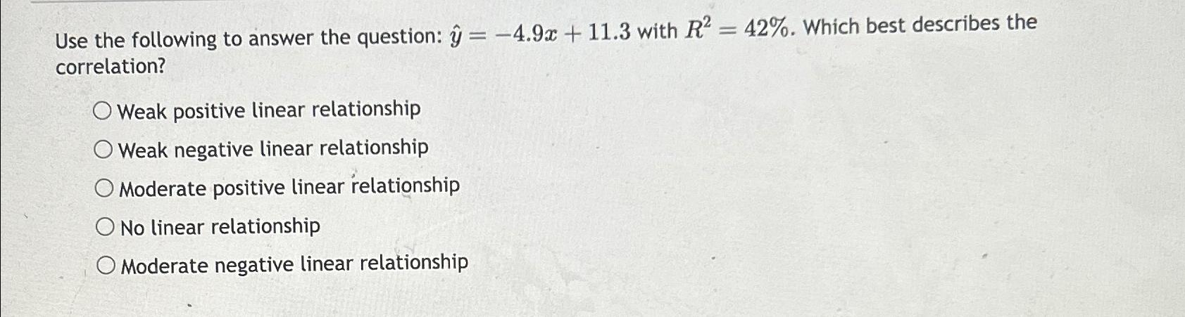 Solved Use the following to answer the question: | Chegg.com