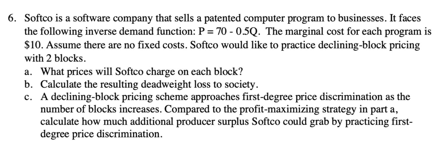 Solved Softco is a software company that sells a patented | Chegg.com