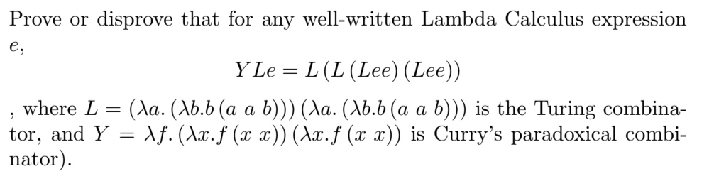 Solved Prove or disprove that for any well-written Lambda | Chegg.com