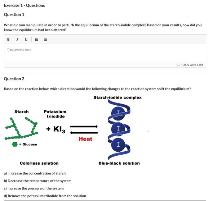 Solved What did you manipulate in order to perturb the | Chegg.com