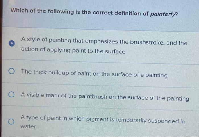 Which of the following is the correct definition of | Chegg.com