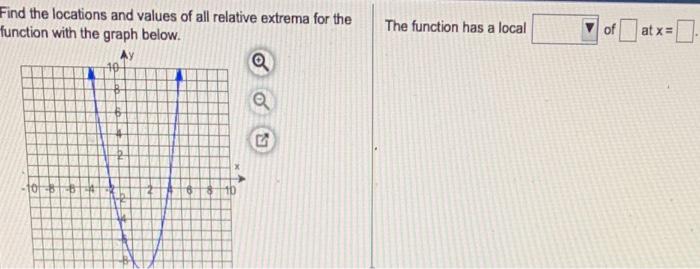 Solved Find the locations and values of all relative extrema | Chegg.com