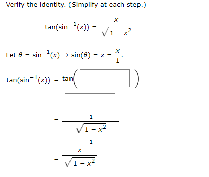 Solved Verify the identity. (Simplify at each | Chegg.com