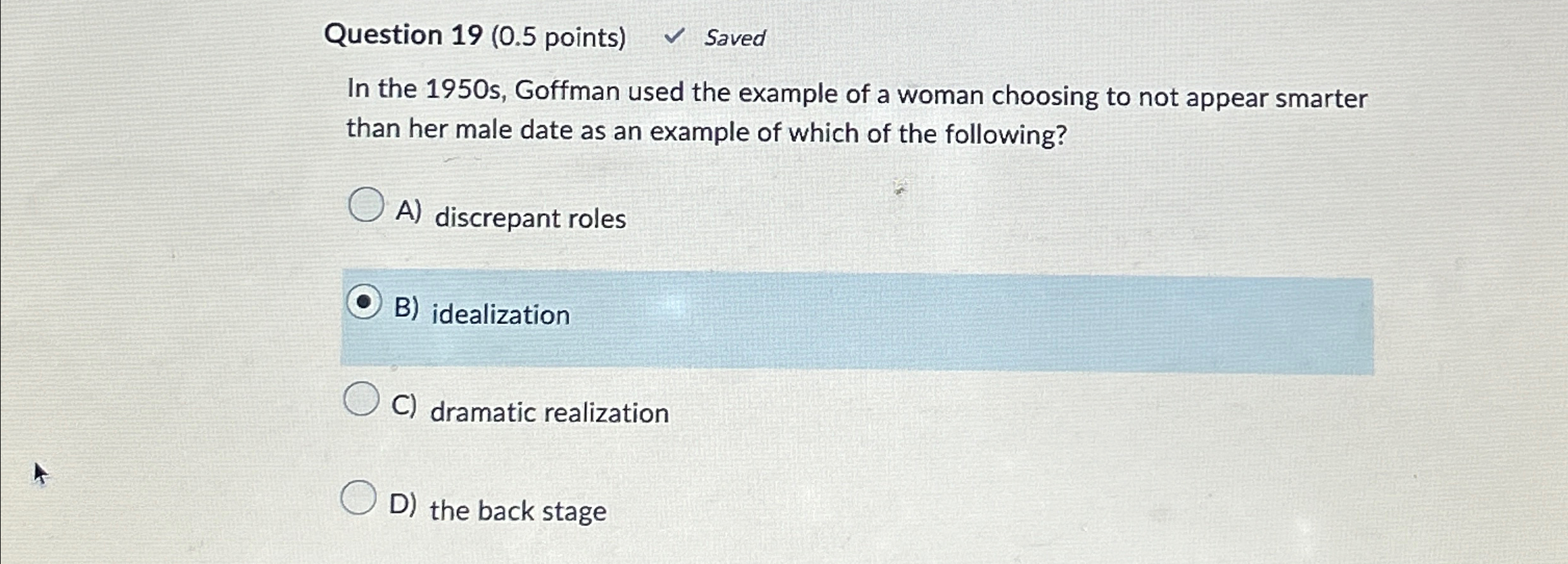 Solved Question 19 ( 0.5 ﻿points) ﻿SavedIn the 1950 ﻿s, | Chegg.com
