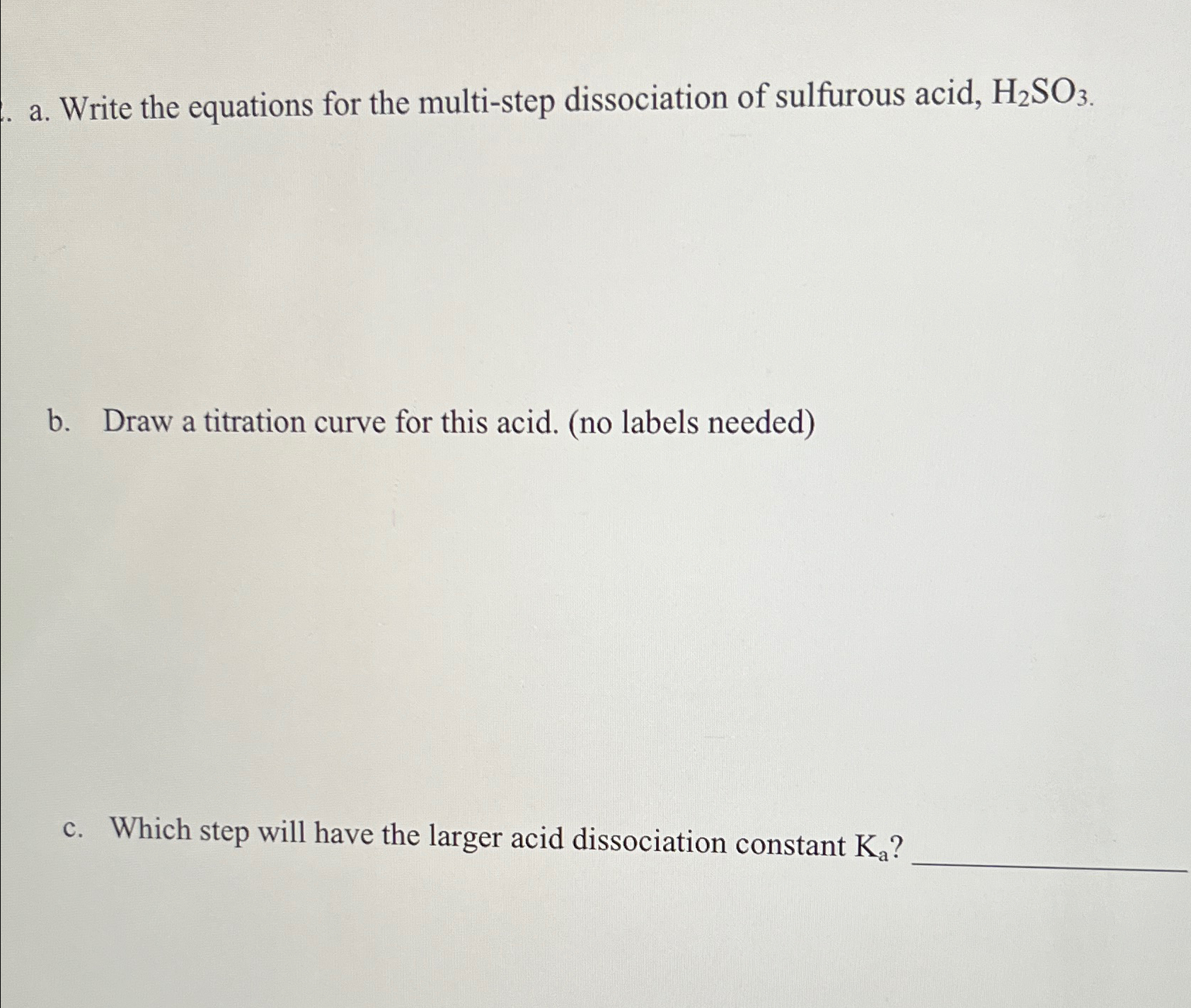 Solved a. ﻿Write the equations for the multi-step | Chegg.com
