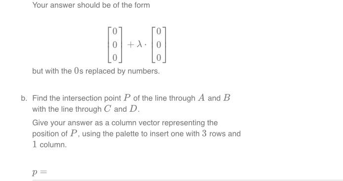 Solved Let A(−3,1,0),B(2,−1,1),C(−3,0,1) and D(7,3,−4). a. | Chegg.com