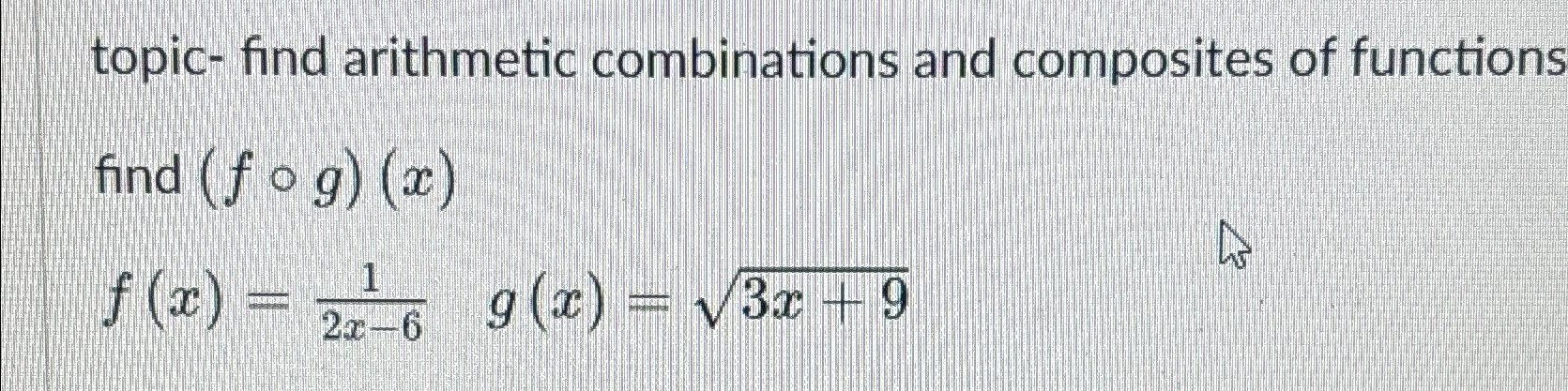 Solved topic- ﻿find arithmetic combinations and composites | Chegg.com