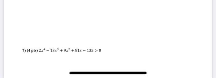Solved In Exercises 5 - 7, solve the polynomial inequality | Chegg.com