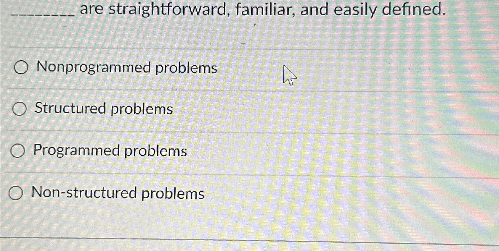 Solved are straightforward, familiar, and easily | Chegg.com