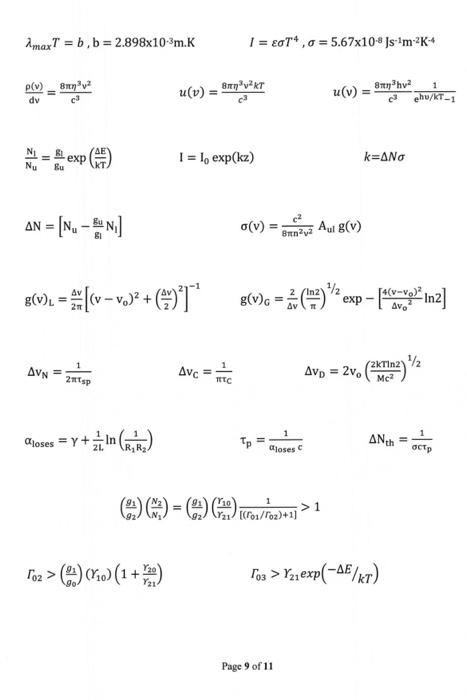 Solved 2.2 a) Explain what is meant by population inversion | Chegg.com