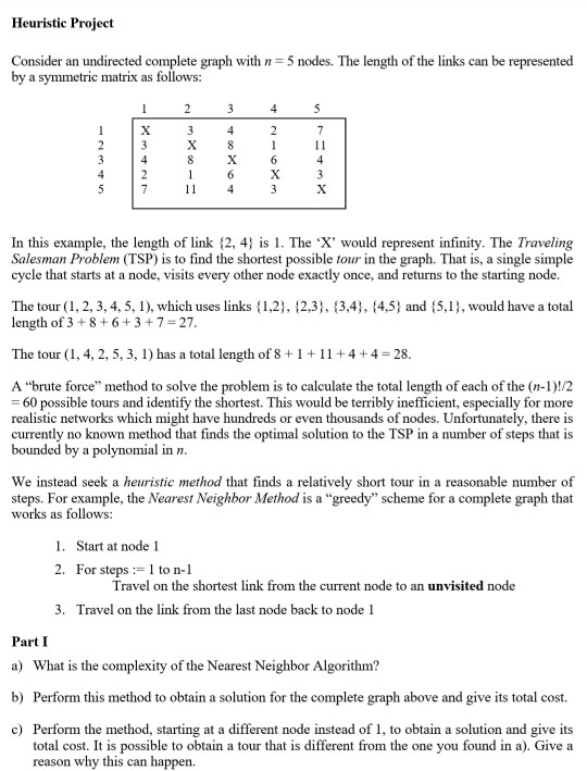 Solved Consider an undirected complete graph with n= 5 | Chegg.com