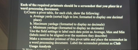 Dach of the required printouts should be a sereenshot | Chegg.com
