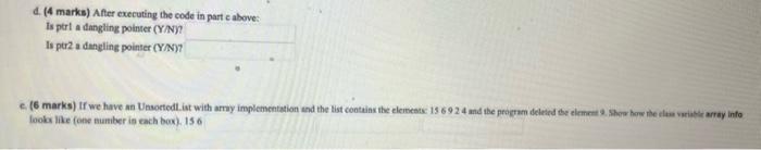 Solved Question 2: (40 marks) Use the linked list pictured | Chegg.com