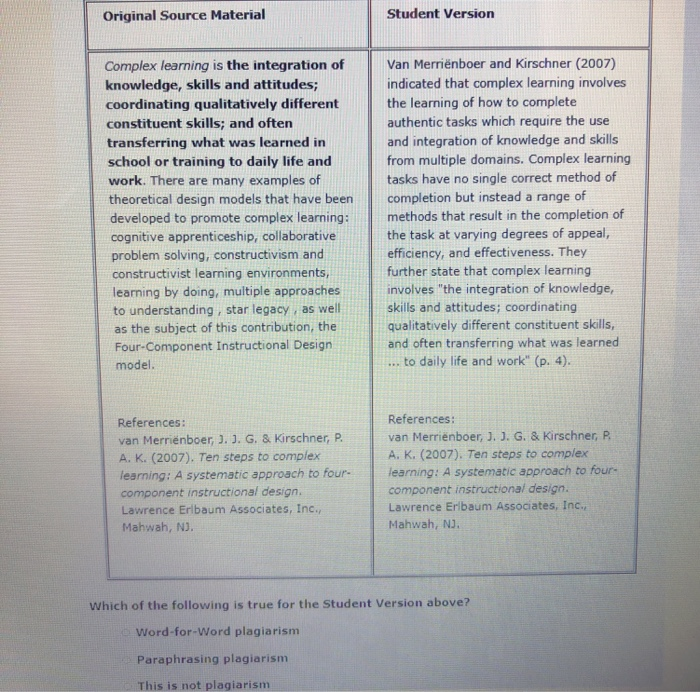 Original Source Material Student Version While | Chegg.com