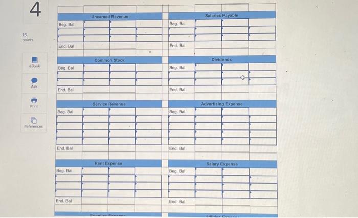Solved Required a. Record each of the preceding events in | Chegg.com