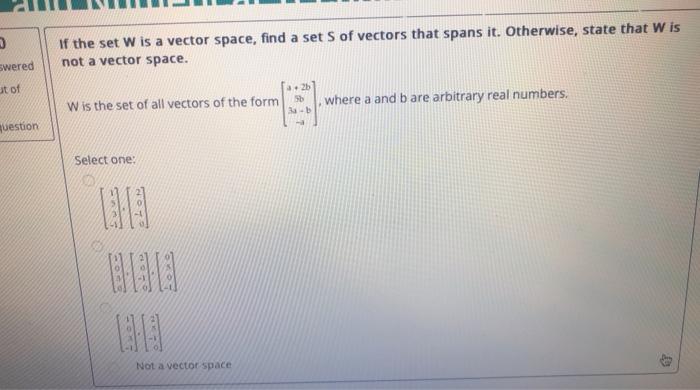 Solved Solve the problem. stion 7 yet answered ked out of | Chegg.com