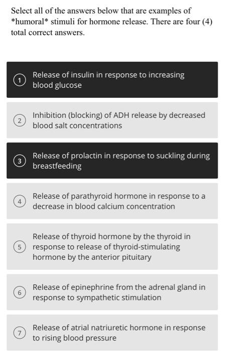 Solved Select all of the answers below that are examples of | Chegg.com
