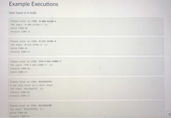 Solved ISBN-13 ISBN-13 have 13 characters. 12 of them | Chegg.com