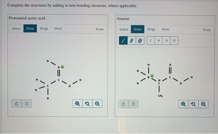 Solved Complete the structures by adding in non-bonding | Chegg.com