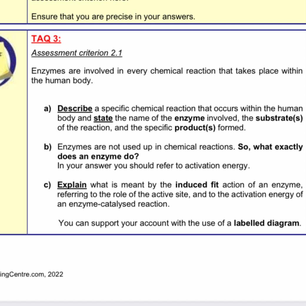 Solved Ensure that you are precise in your answers.TAQ | Chegg.com