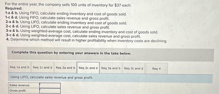 Solved Using FIFO, calculate ending inventory and cost of | Chegg.com