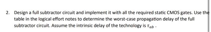 Solved Design a full subtractor circuit and implement it | Chegg.com