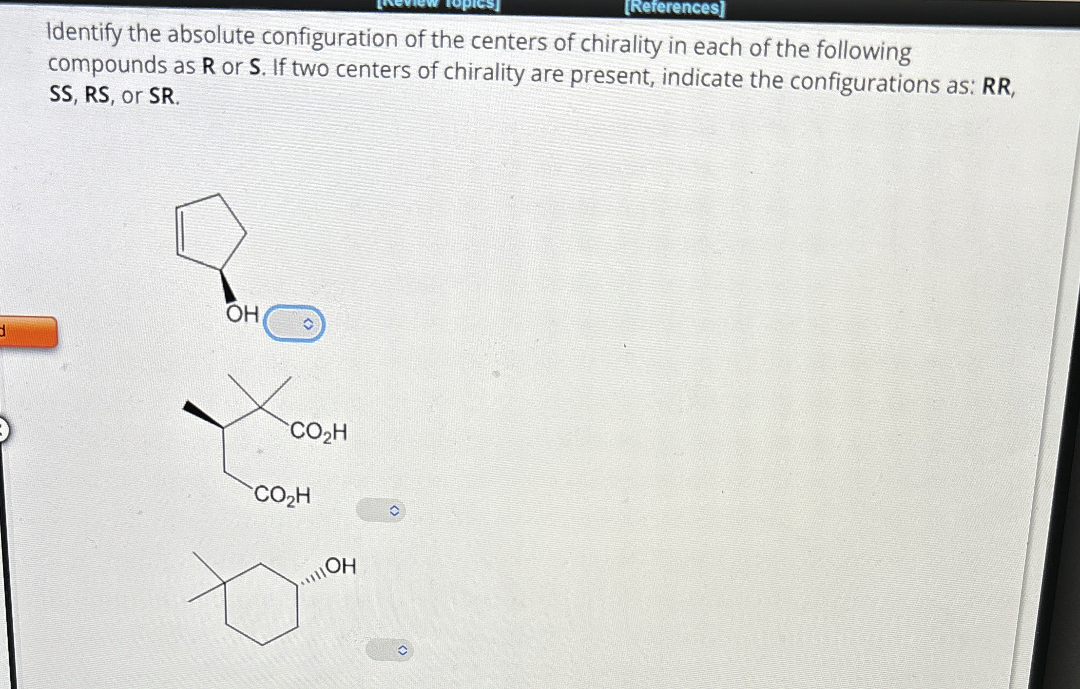 Solved Identify the absolute configuration of the centers of | Chegg.com