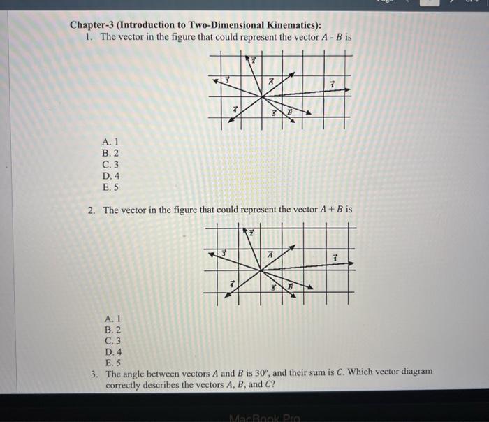 Solved Chapter-3 (Introduction to Two-Dimensional | Chegg.com