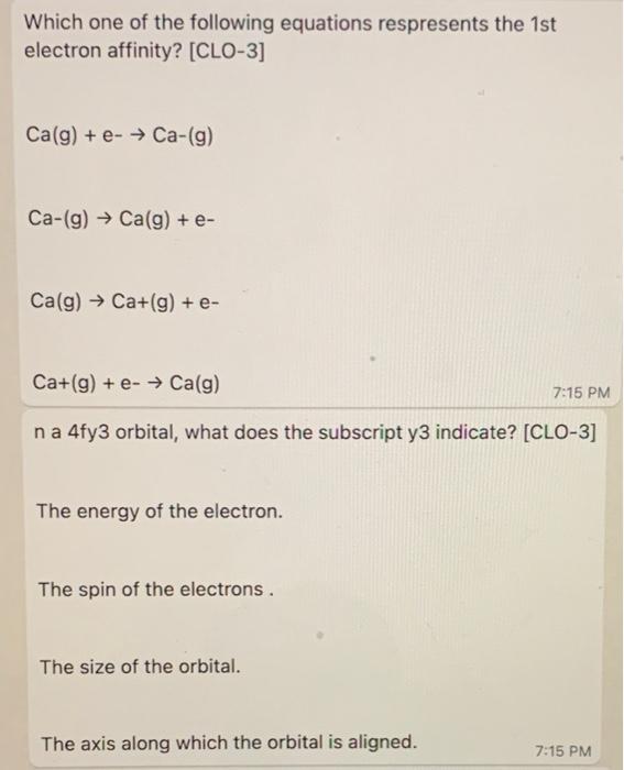 Solved Which one of the following equations represents the 2 | Chegg.com