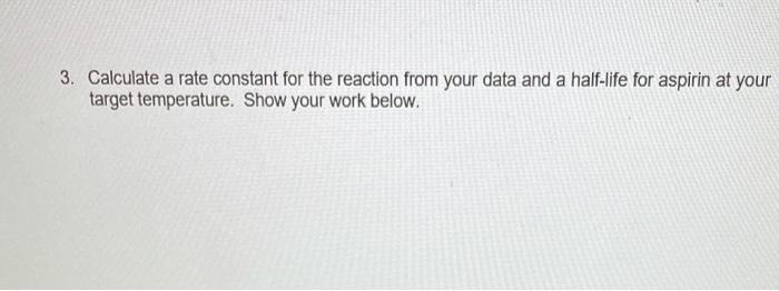 M Aspirin initial concentration (solution with | Chegg.com