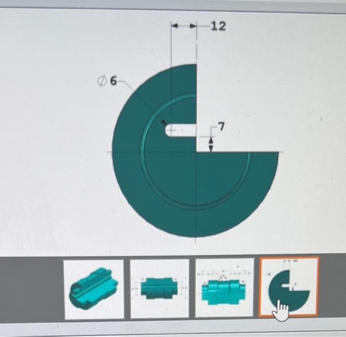 Solved Unit system: MMGS (millimeter, gram, second) Decimal | Chegg.com