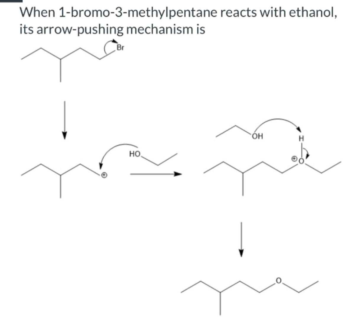 Solved the arrow mechanism is not correct. Show what is | Chegg.com