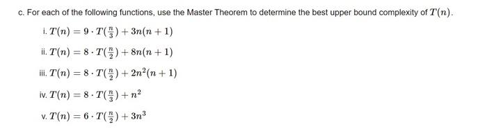Solved Which of the following provides the best upper bound | Chegg.com
