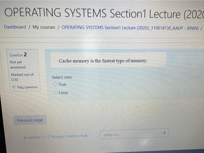 Solved IZUZU_HV81413U_AAUP - JENIN) Question 1 The OS offers | Chegg.com