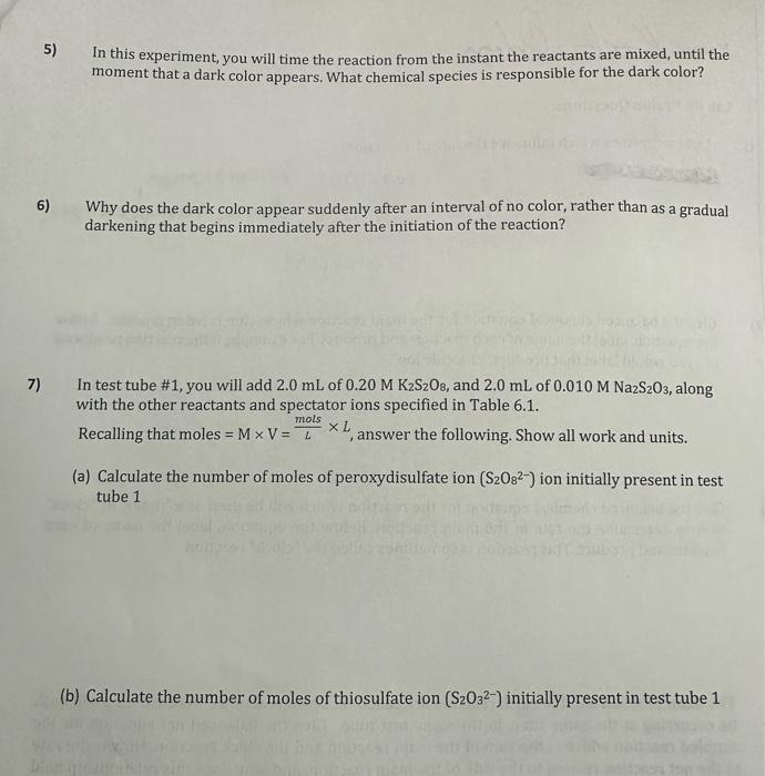 2) Give the balanced chemical equation for the main | Chegg.com