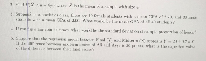 Solved 2. Find P(X | Chegg.com