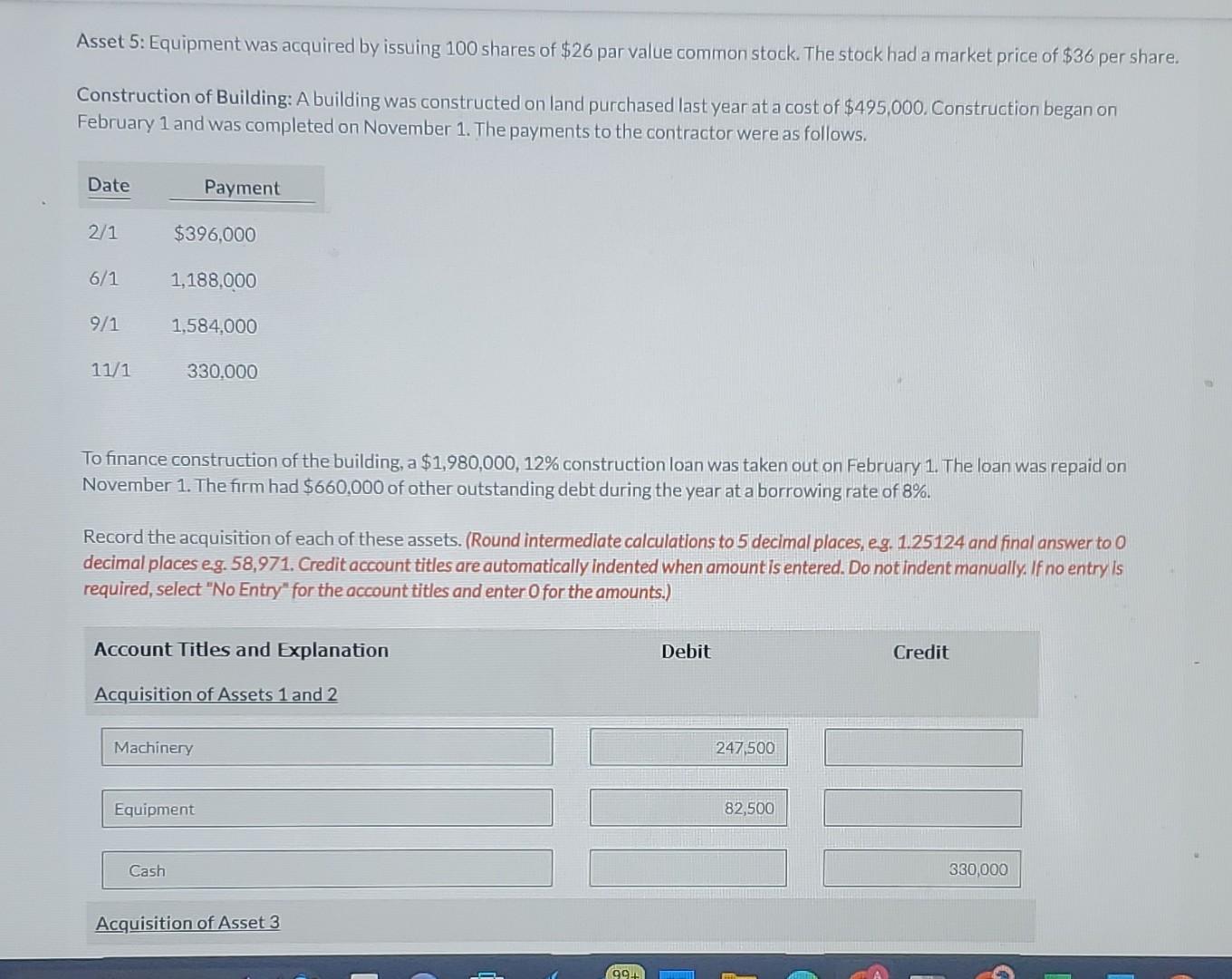Solved Cheyenne Industries purchased the following assets | Chegg.com