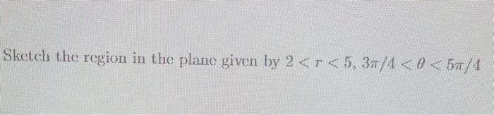 Solved Sketch the region in the plane given by 2 | Chegg.com