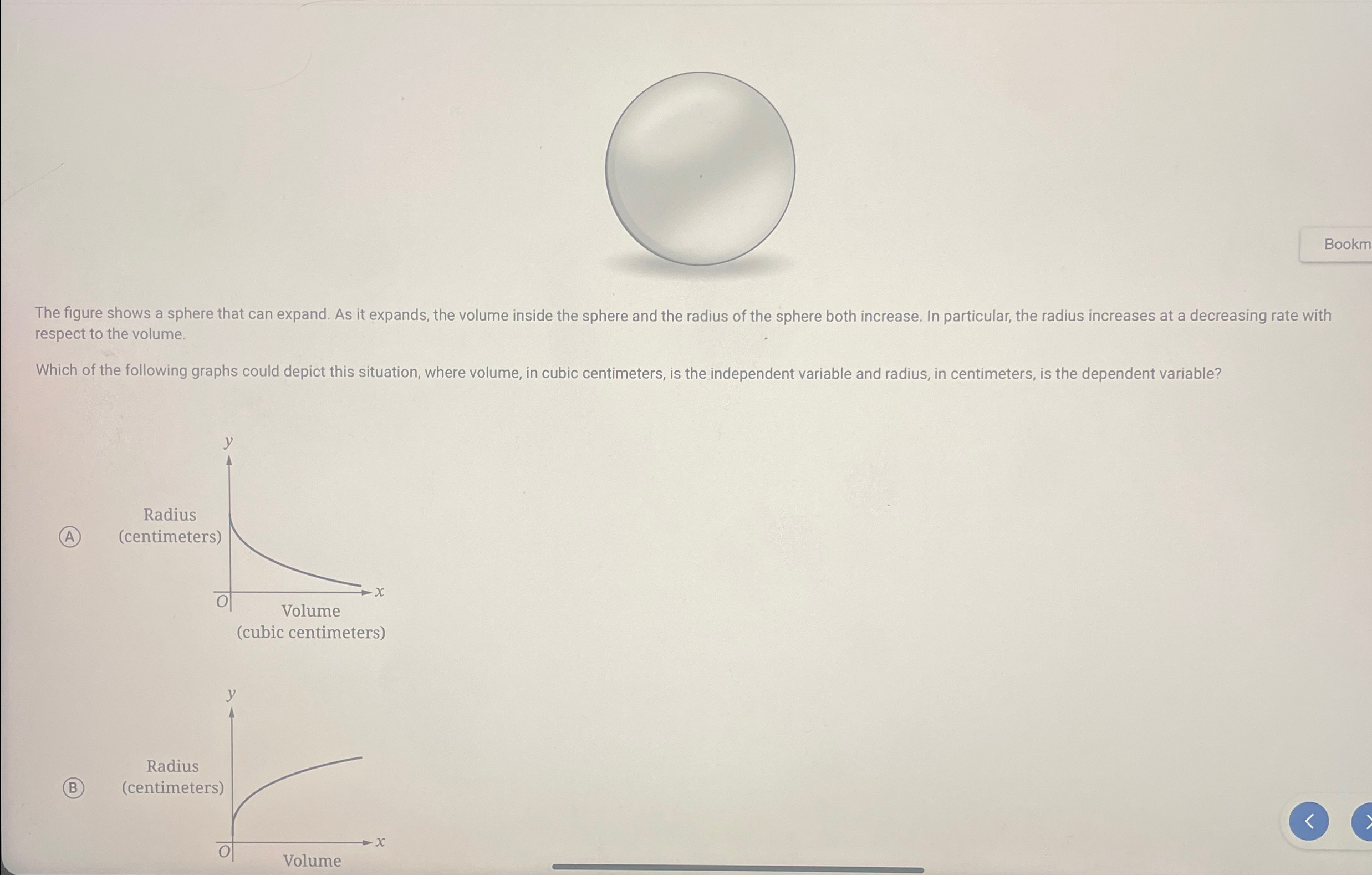 Solved The figure shows a sphere that can expand. As it | Chegg.com