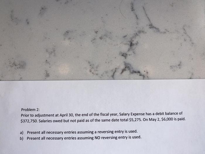 Solved With a reversing entry: January 1: Reversing Entry: | Chegg.com