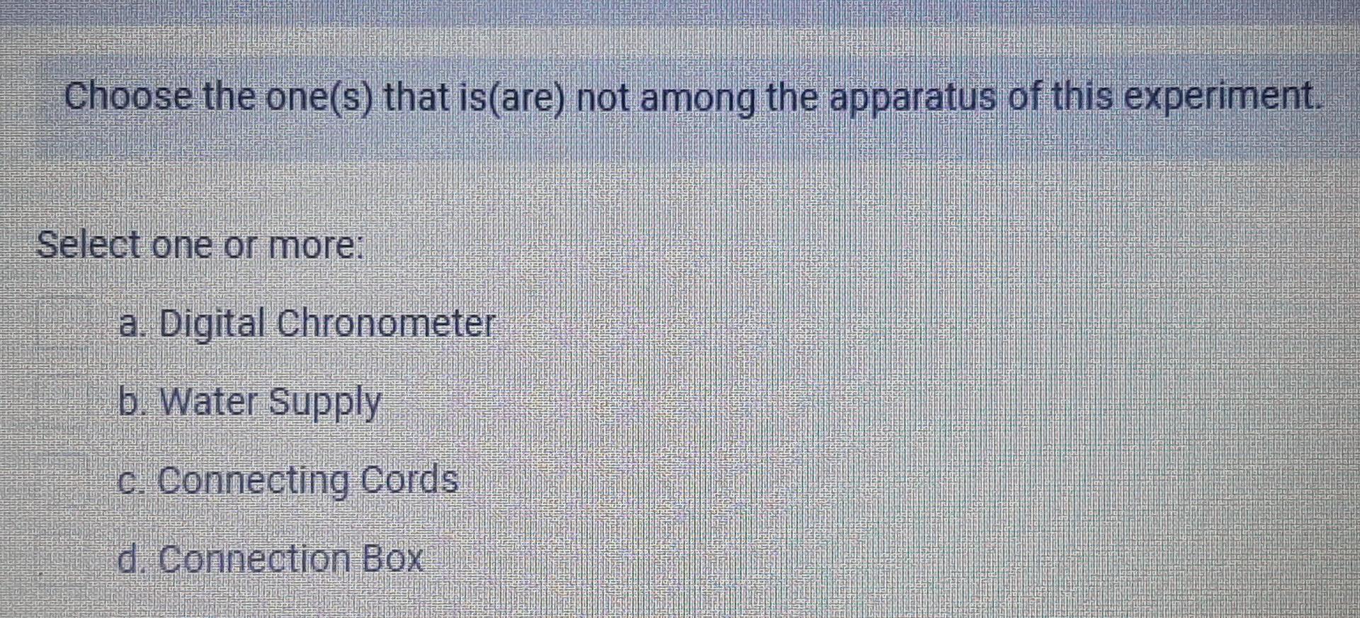 Solved 2- APPARATUS 205 Power Supply Digital Multimeter | Chegg.com