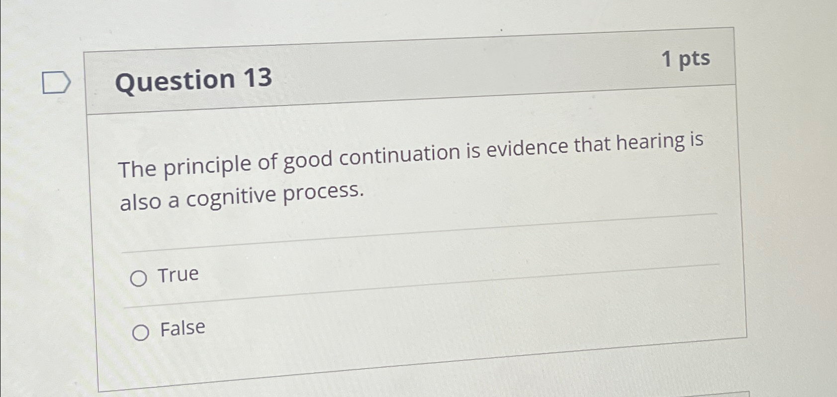 Solved Question 131 ﻿ptsThe principle of good continuation | Chegg.com