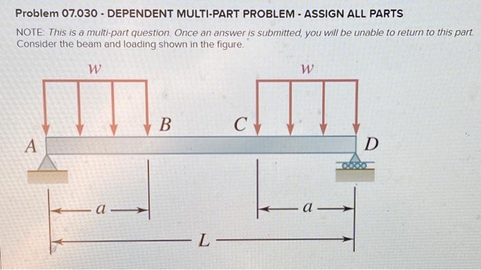 Solved Problem 07.030 - DEPENDENT MULTI-PART PROBLEM - | Chegg.com Solved Problem 07.030 - DEPENDENT MULTI-PART PROBLEM - | Chegg.com
