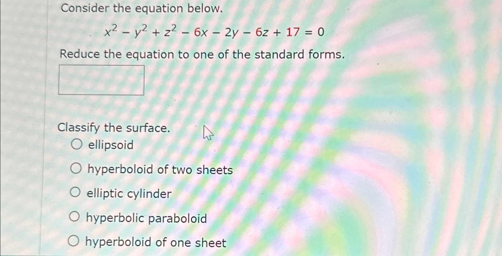 Solved Consider the equation | Chegg.com