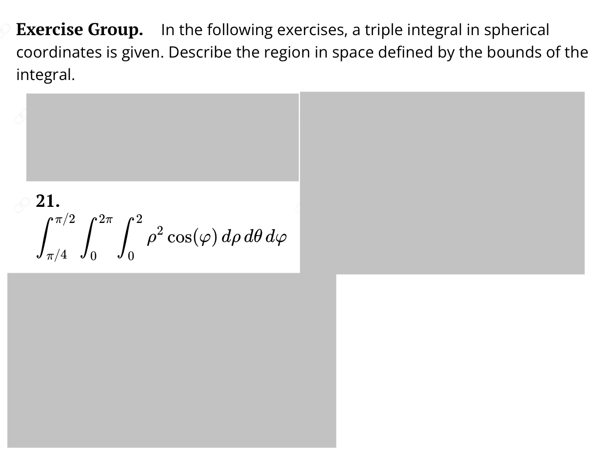 Solved Exercise Group. In the following exercises, a triple | Chegg.com