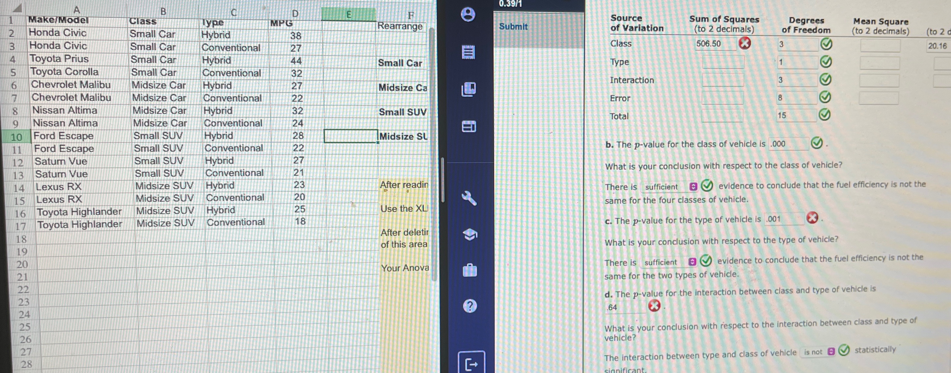 \table[[\table[[Source],[of Variation]],\table[[Sum | Chegg.com